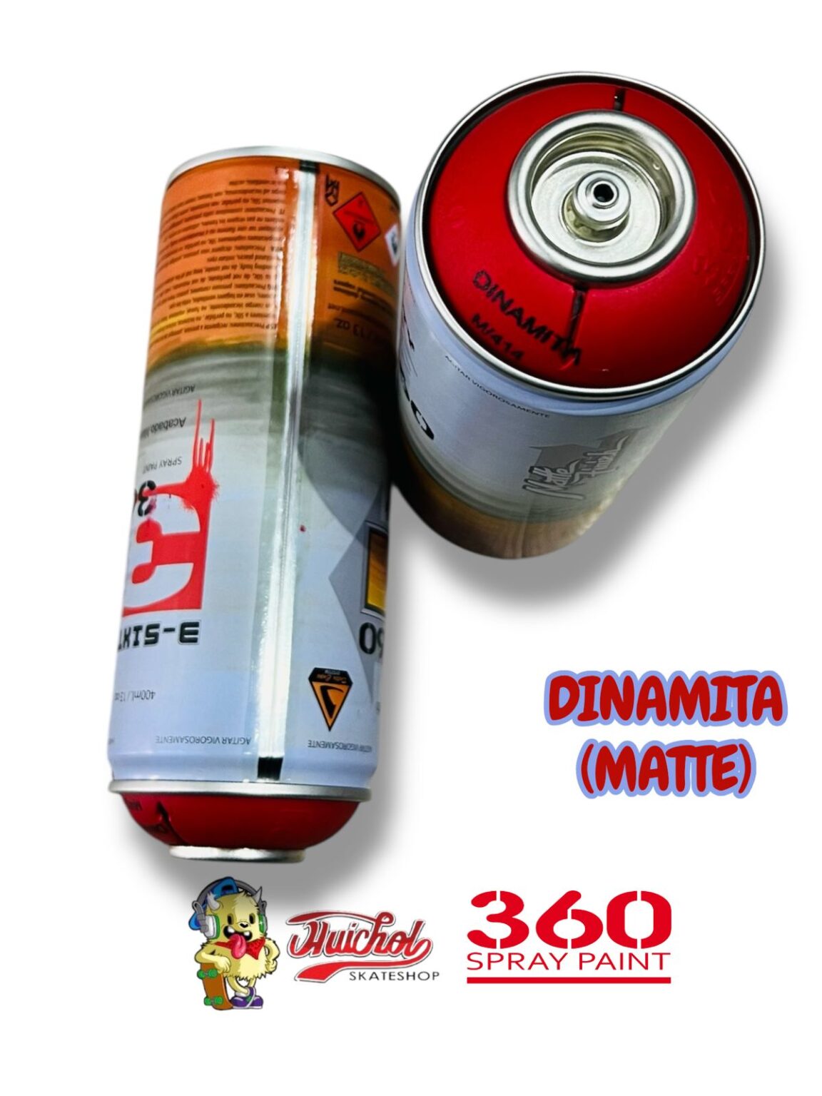 LATA 360 SPRAY PAINT COLOR DINAMITA MATE 400ml - huicholstore.com.mx